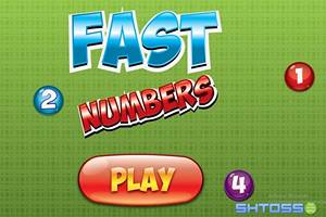 Fast numbers, Platform Games - Play Online Free : Atmegame.com