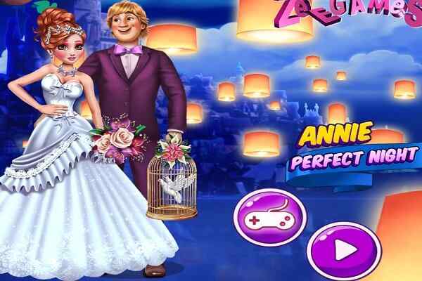 Annie Perfect Night, Dressing Games - Play Online Free : Atmegame.com