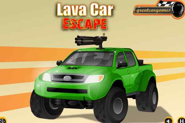 Lava Car Escape, Car Games - Play Online Free : Atmegame.com