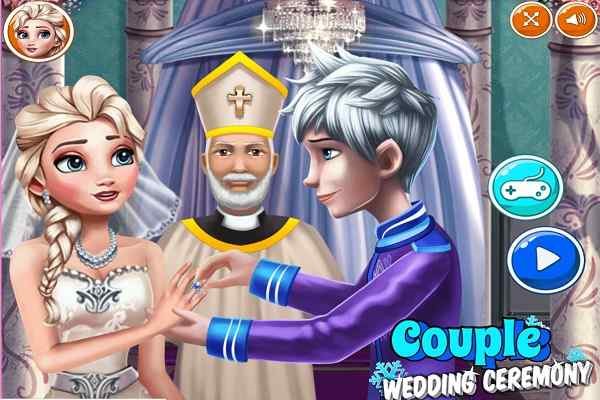 Couple Wedding Ceremony, Dressing Games - Play Online Free : Atmegame.com