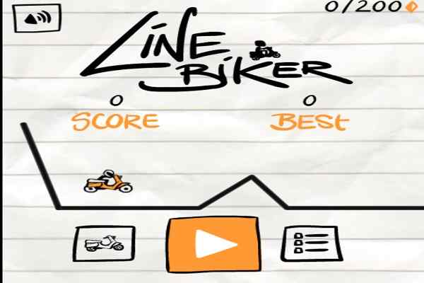 Line Biker, Games - Play Online Free : Atmegame.com