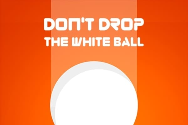 Dont Drop The White Ball Games - Play Online Free : Atmegame.com