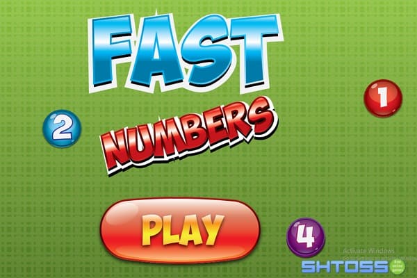 Fast numbers, Platform Games - Play Online Free : Atmegame.com