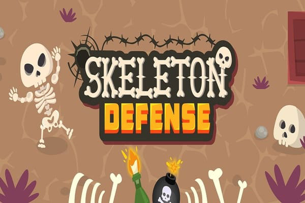Skeleton Defense, Shooting Games - Play Online Free : Atmegame.com